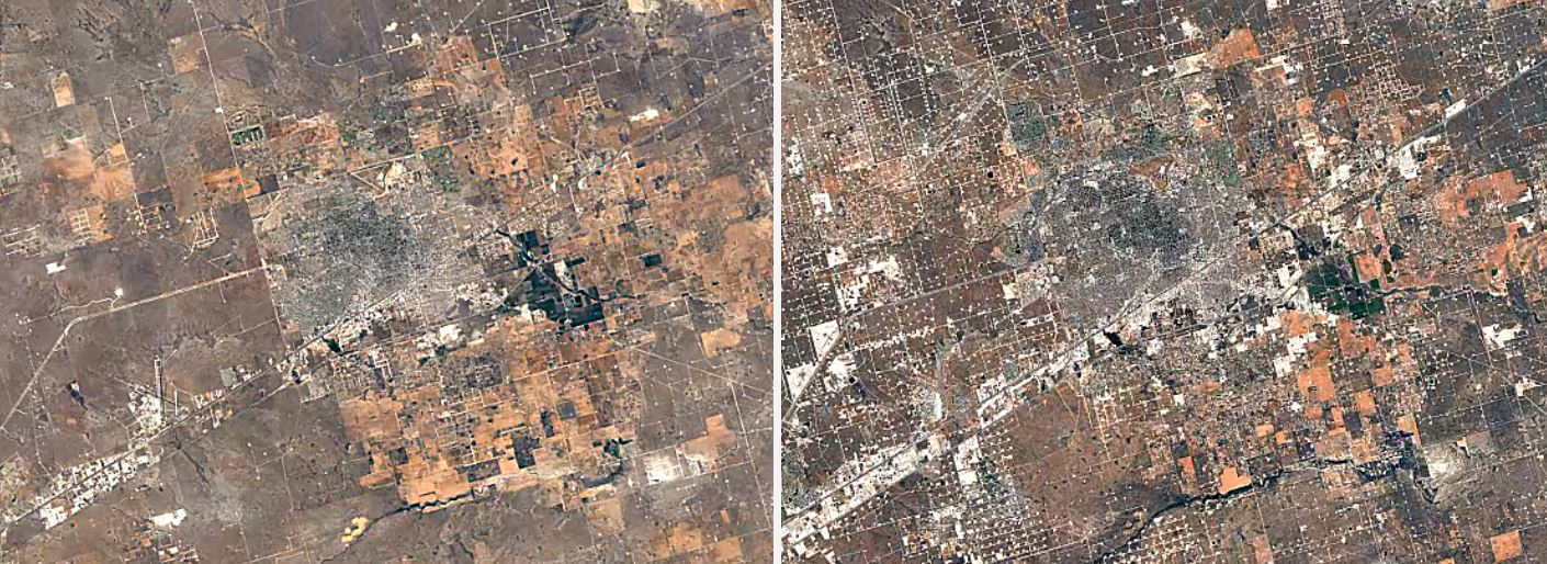 Google Timelapse shows how West Texas cities changed over 30 years