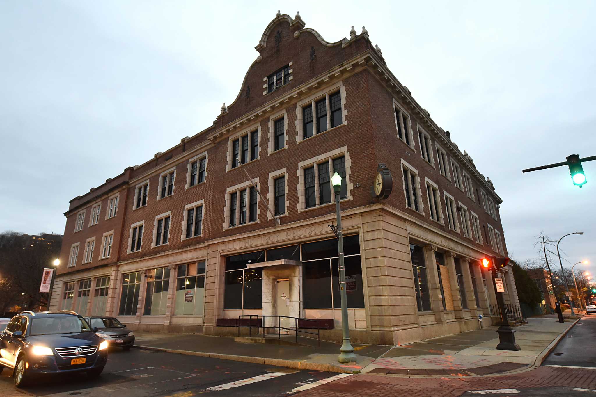Troy Record building redevelopment halted