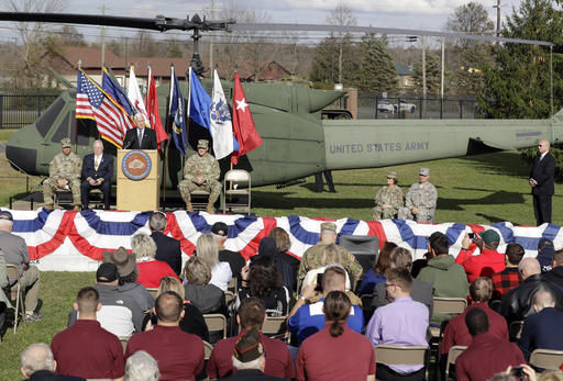 Pence speaks at Indiana Veterans Day ceremony