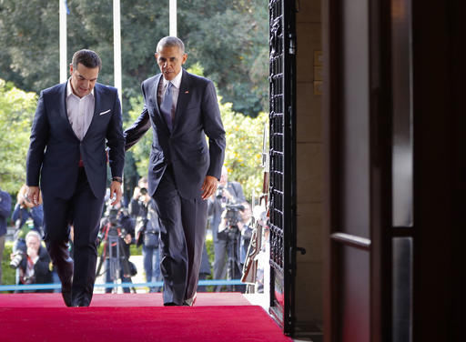 Obama to tour ancient Greek Acropolis