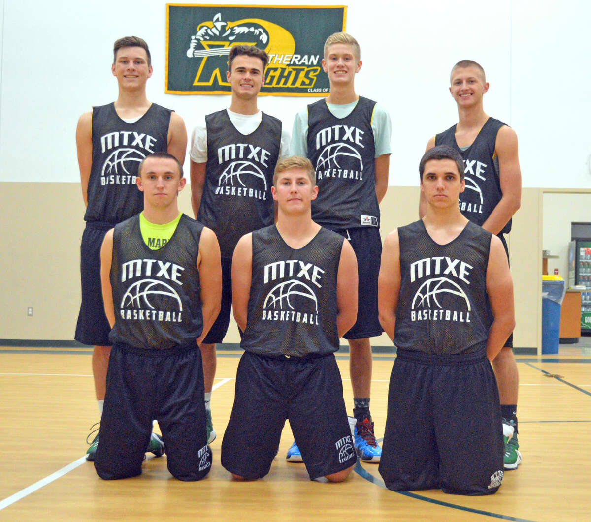 Seniors on the Metro-East Lutheran boys’ basketball team
