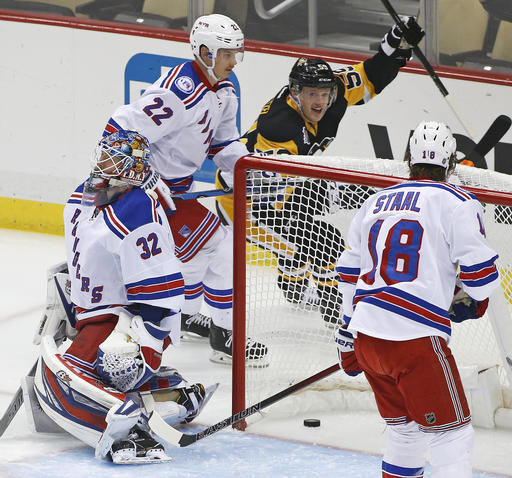 Miller helps Rangers rally past Penguins, 5-2