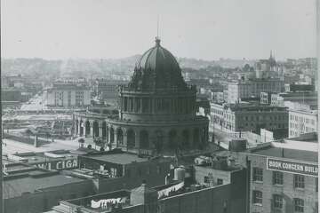 Historic views of old and new San Francisco City Hall