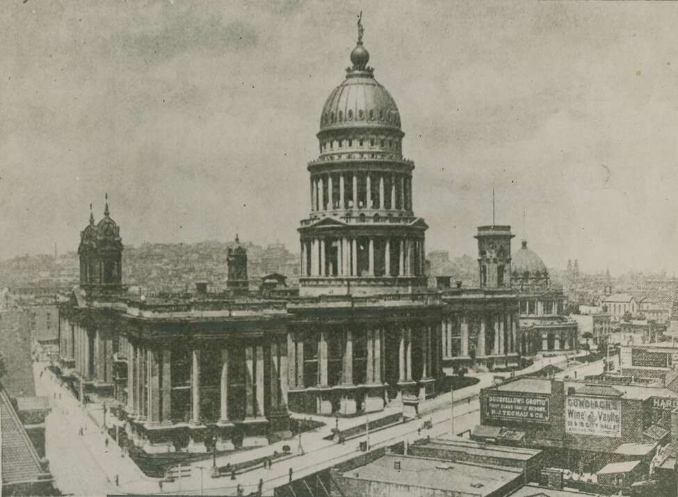 Historic views of old and new San Francisco City Hall