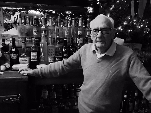 For Bob Dougherty, another day on the job at Aunt Charlie’s
