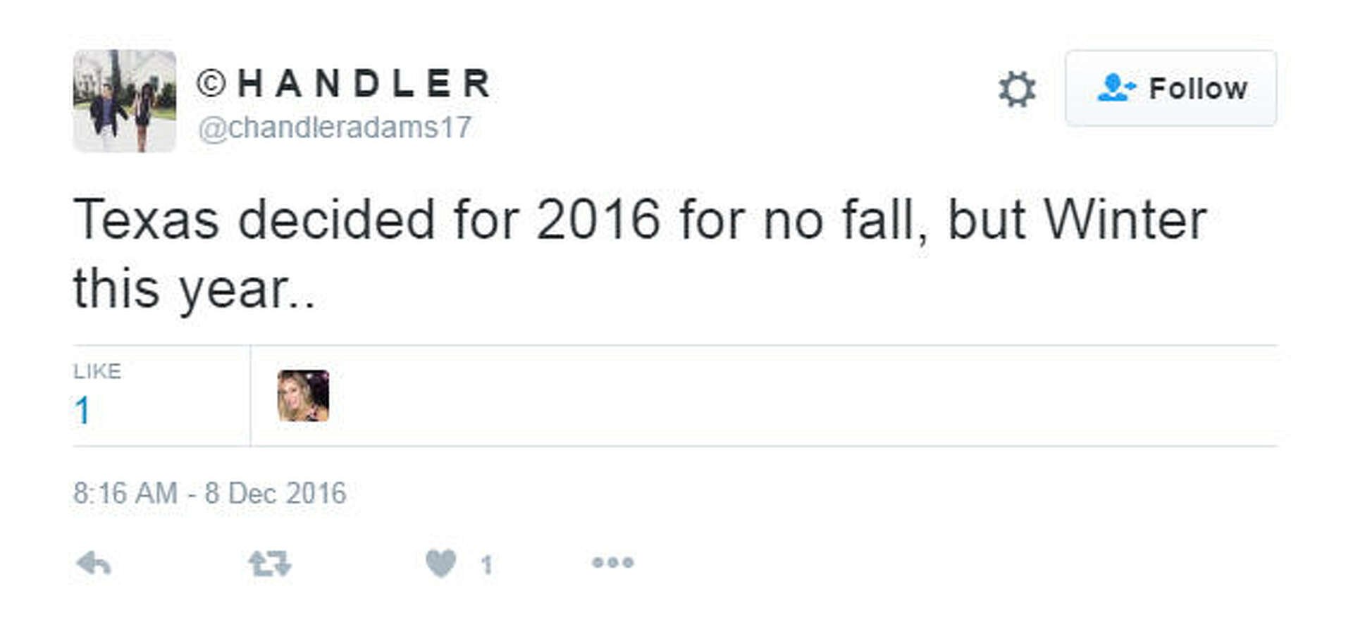 Texas is freaking out over the first cold front coming in December ...