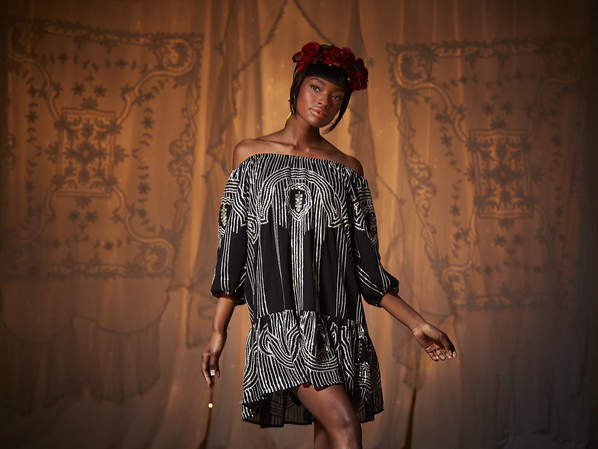 Go glam with bold, colorful Latin looks