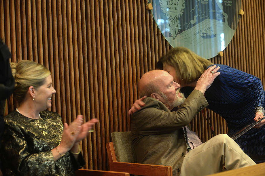 Retiring Judge Gary Sanderson celebrated at courthouse party - Beaumont ...