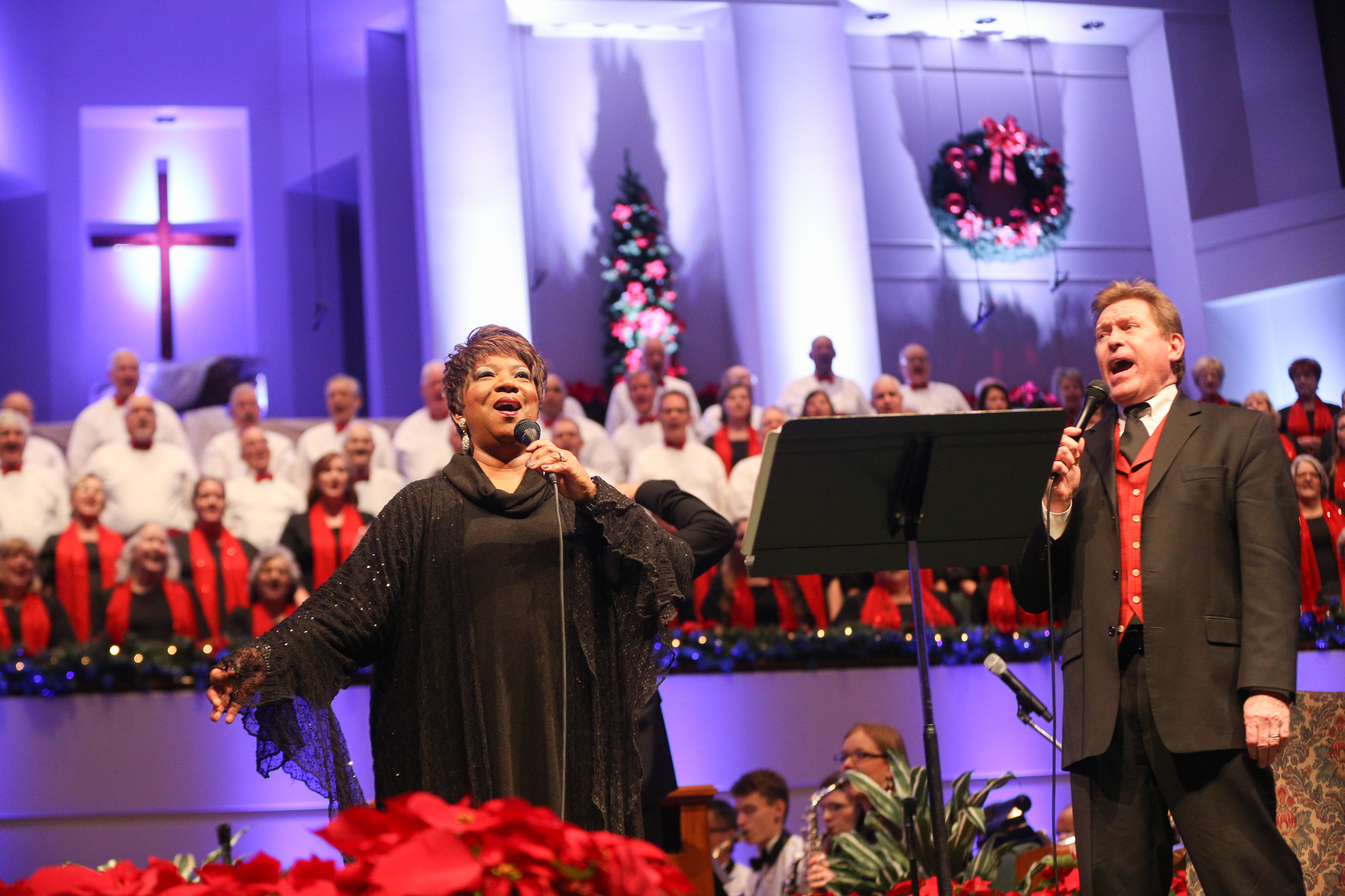 Community celebrates Christmas at Mims Baptist Church