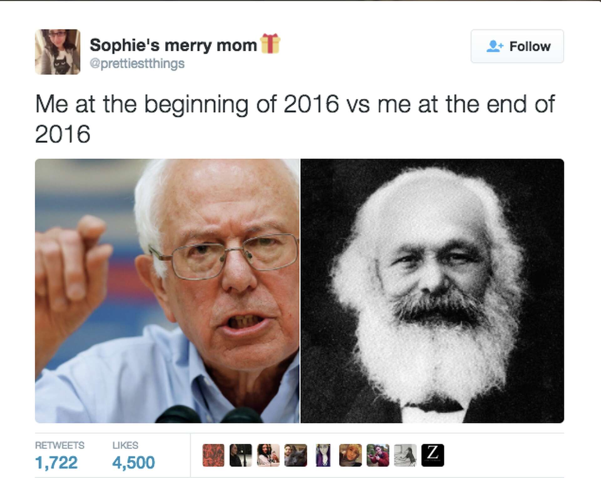 Hilarious 'me at the end of 2016' meme grapples with the year that was