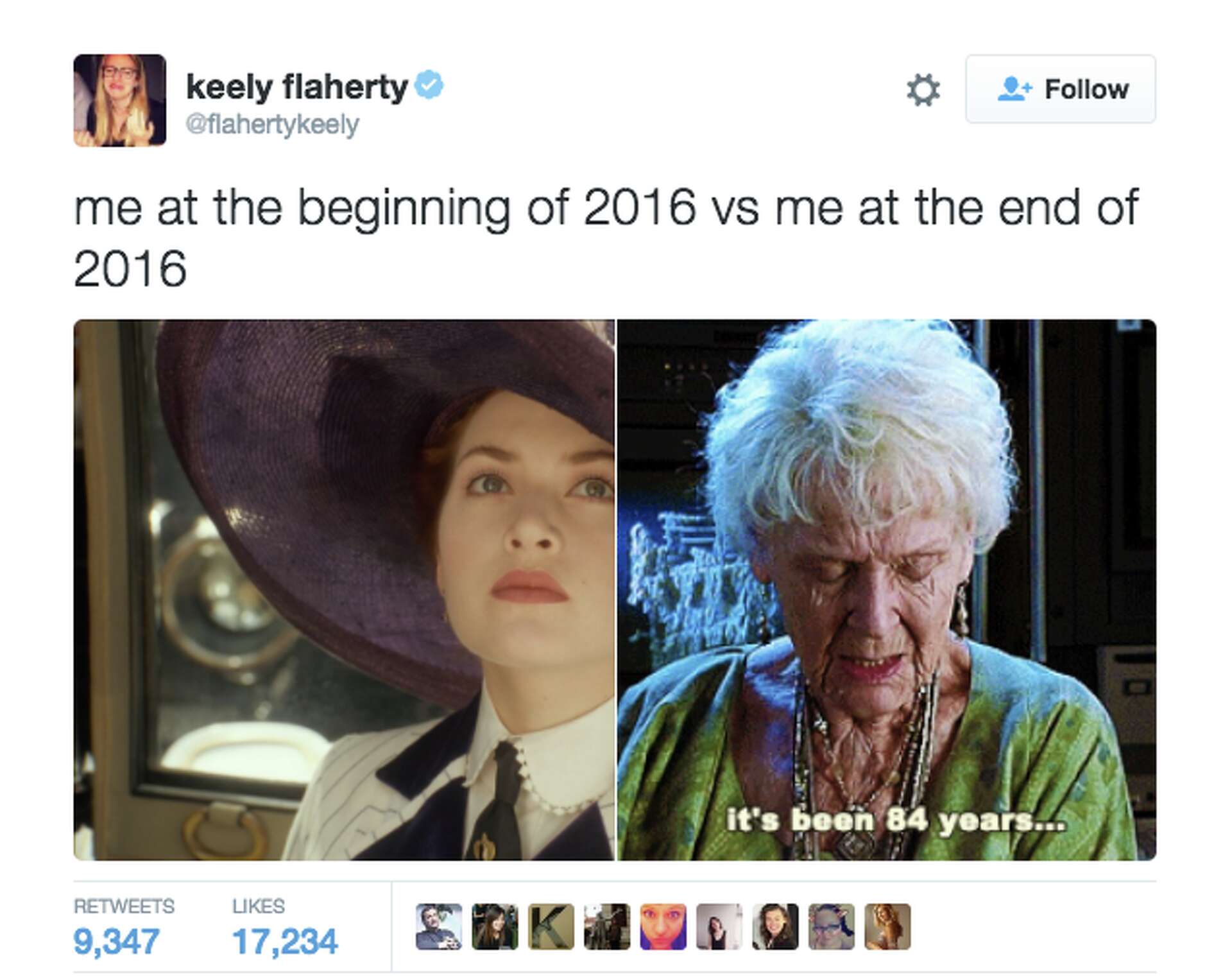 Hilarious 'me at the end of 2016' meme grapples with the year that was