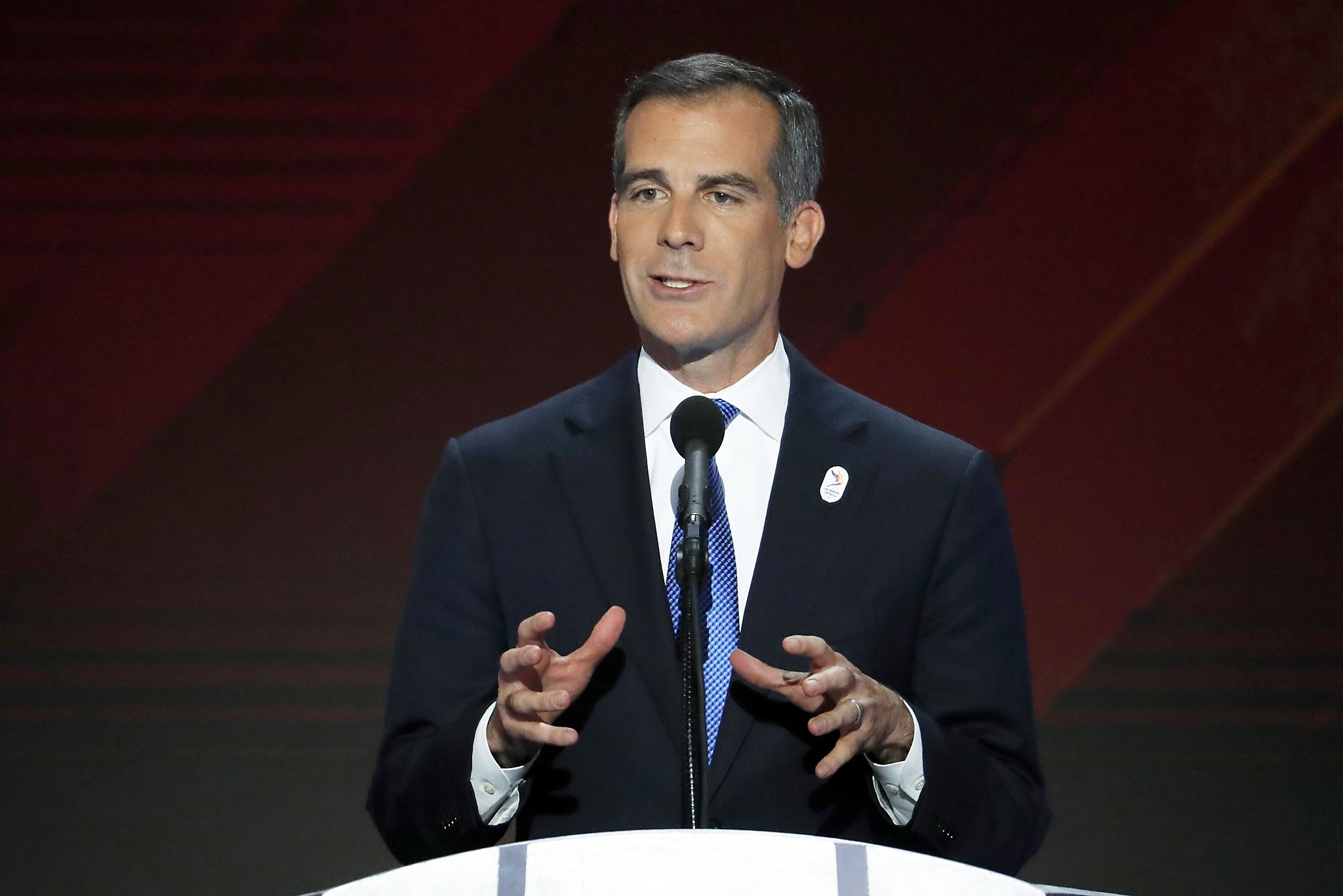 Los Angeles mayor talking up cities — even liberal ones — to Trump