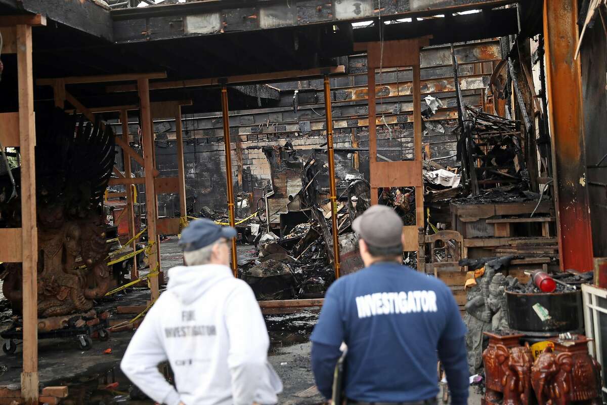 Oakland's Ghost Ship fire debris languishes near San Leandro Bay