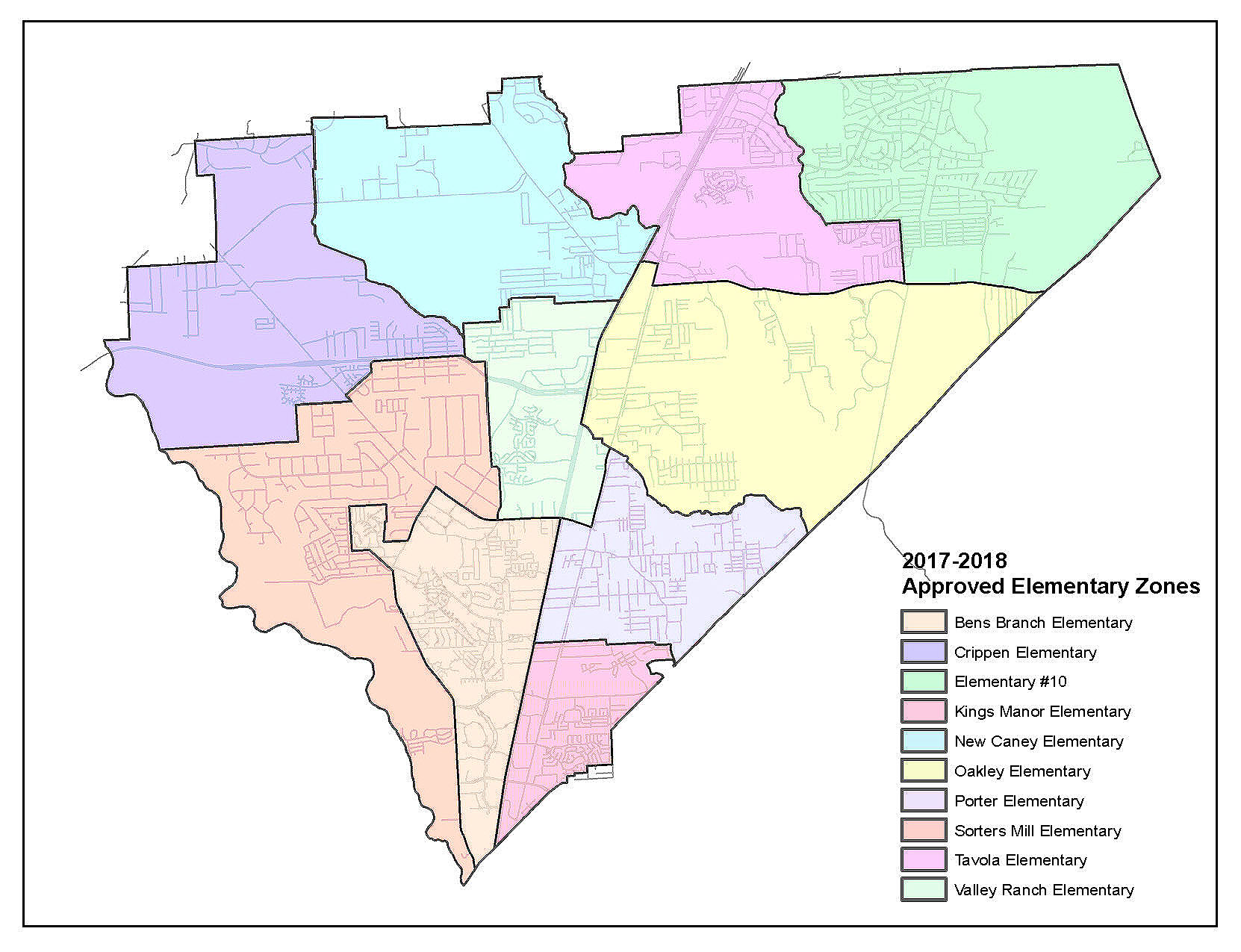 New elementary attendance zone boundaries approved for New Caney ISD