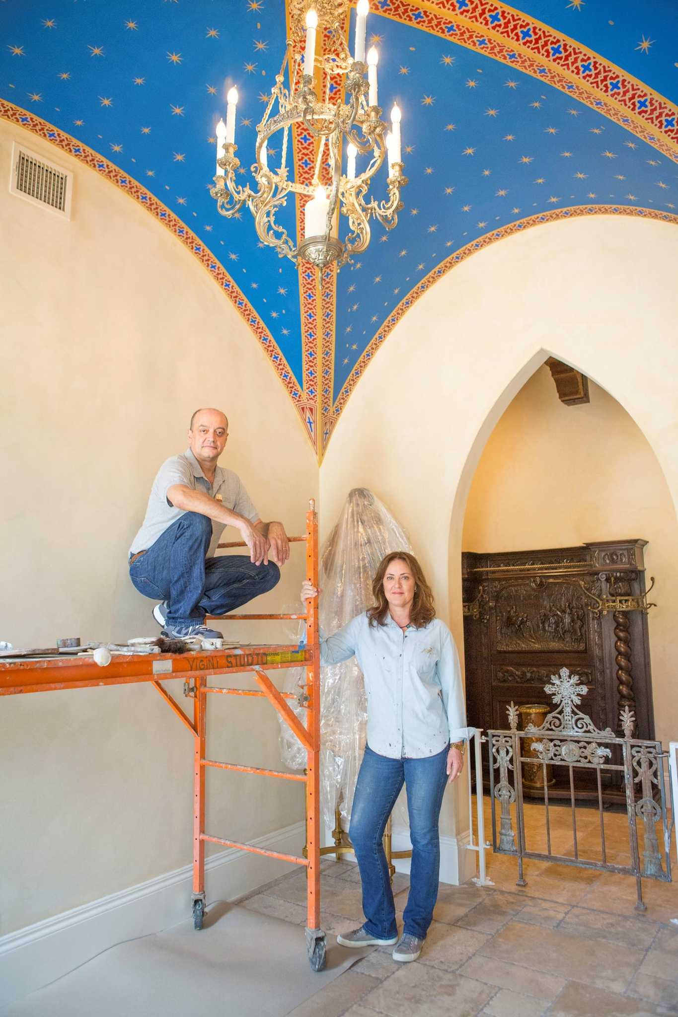 Decorative artists make drab interiors dazzling