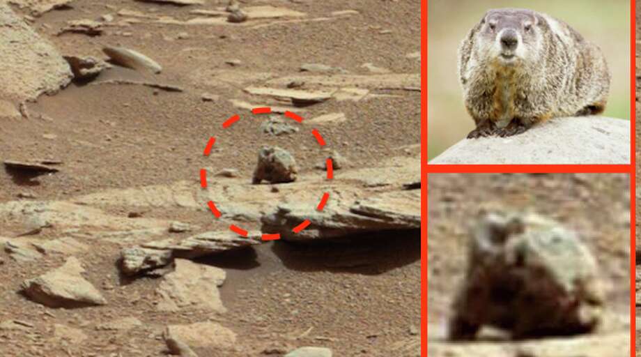 NASA's Curiosity rover captured a strange rock formation on Mars and ...