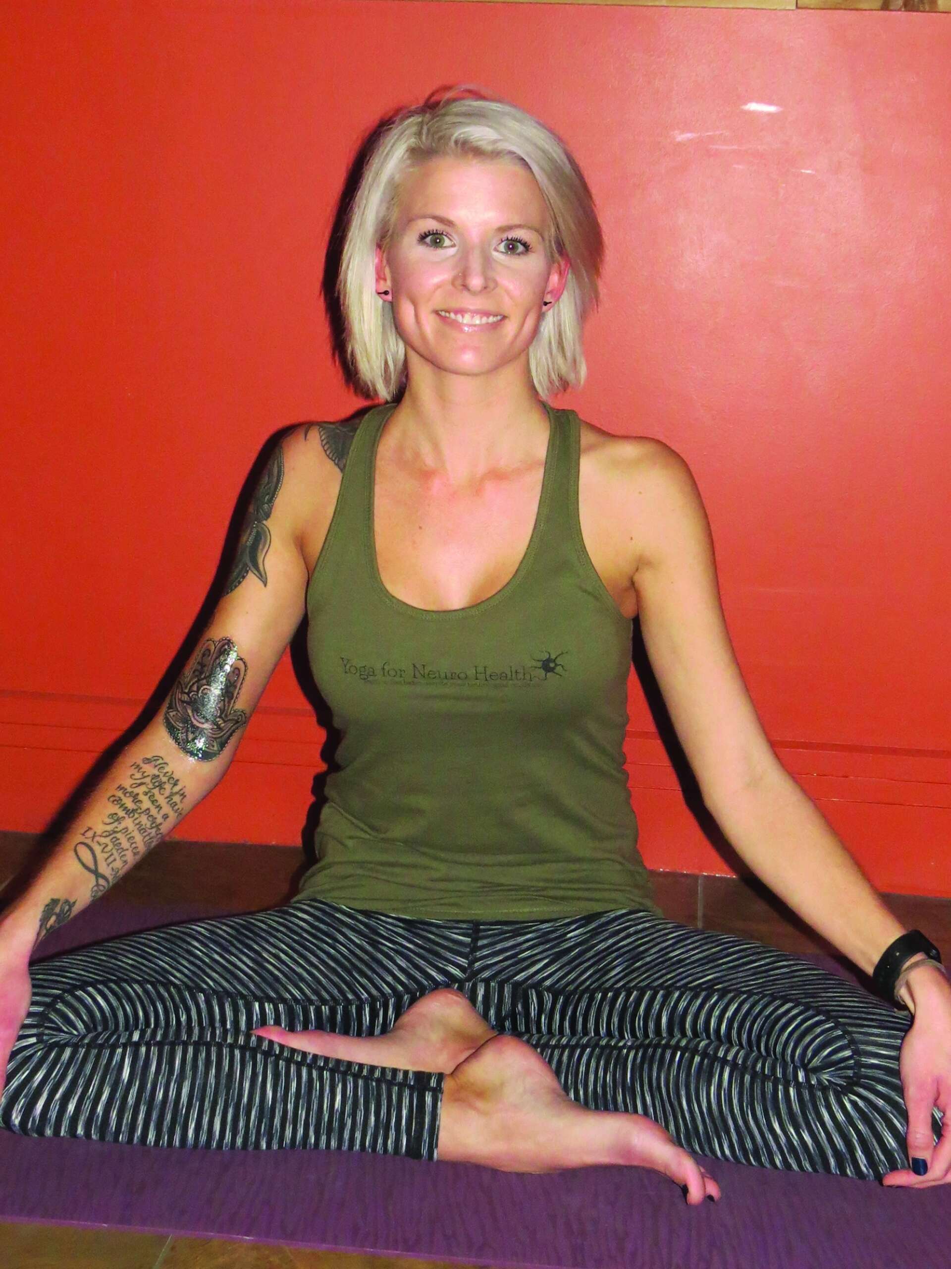 Yoga devotee now teaching classes