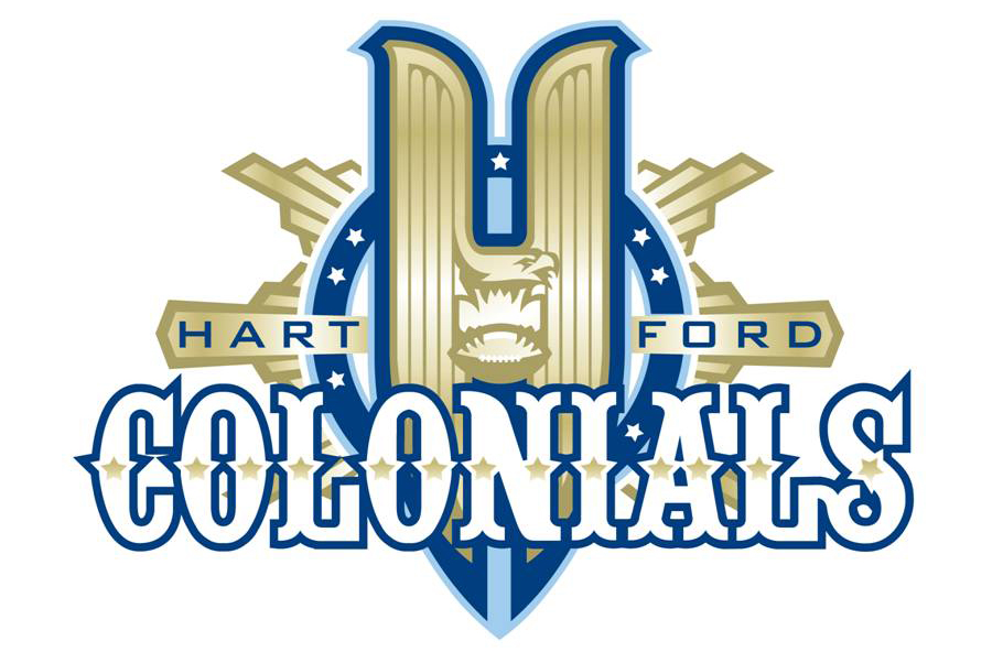 Hartford Colonials will wear blue and gold