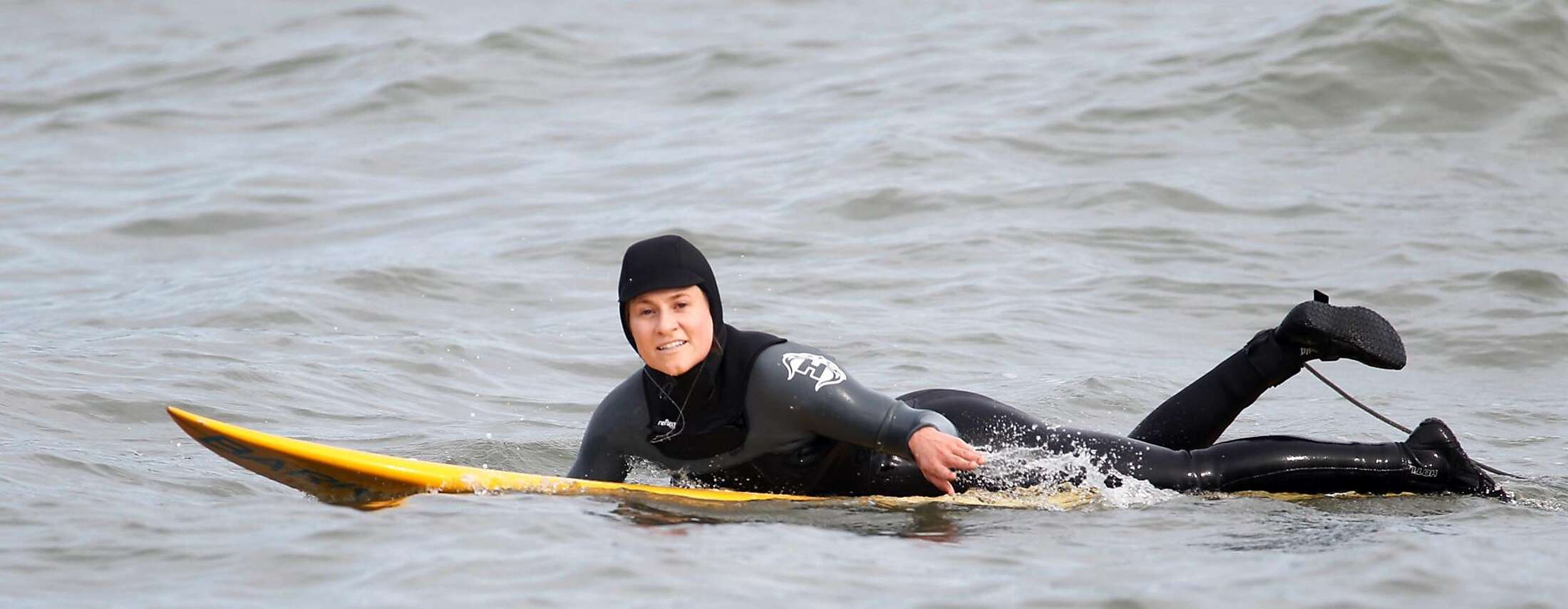 Tales of courage among female big-wave surfers