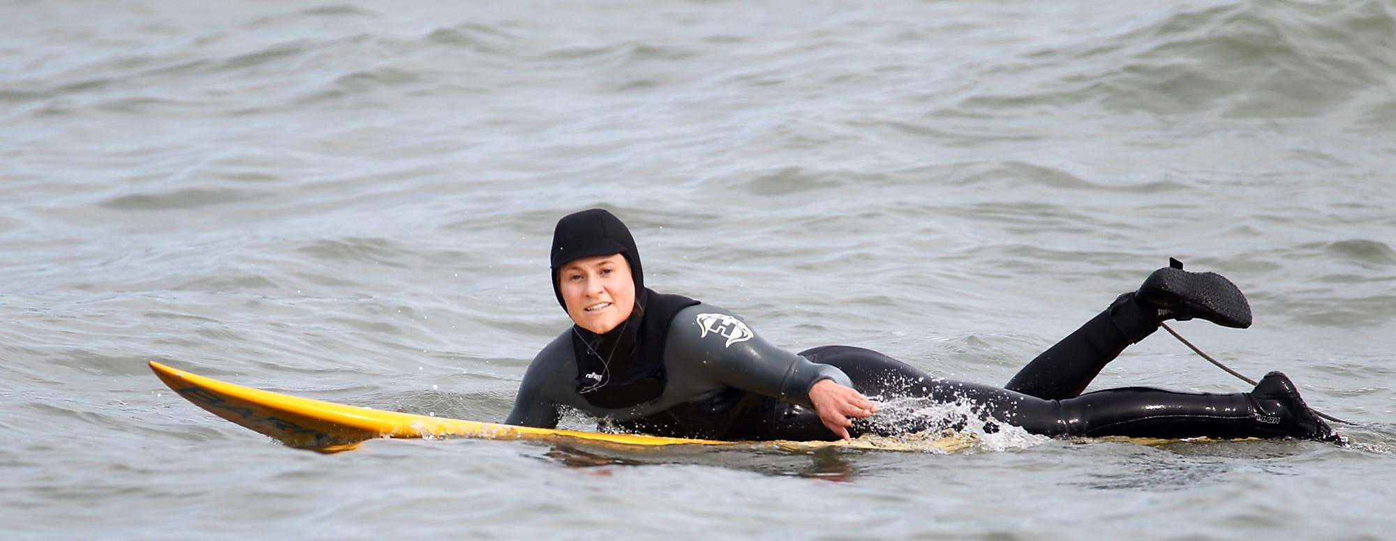 Tales of courage among female big-wave surfers