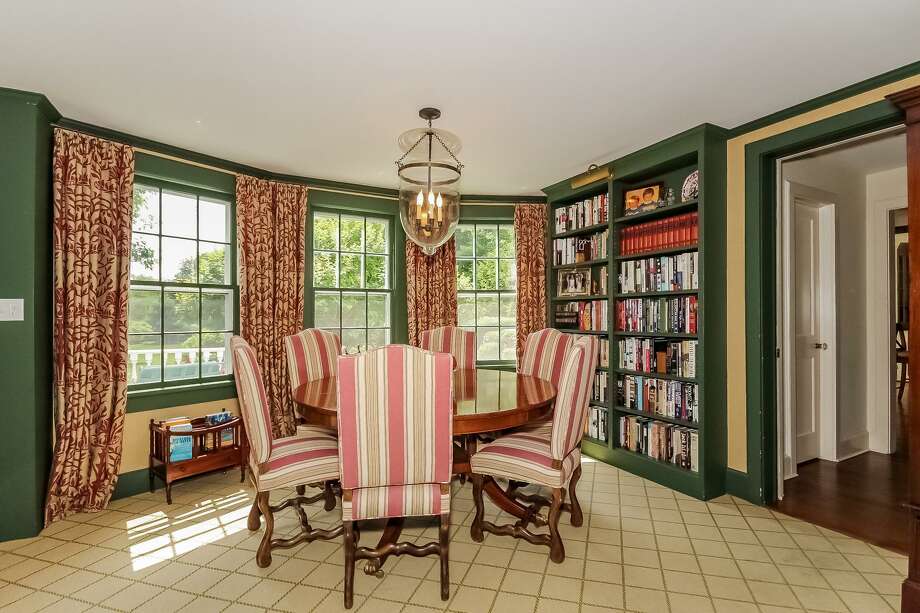 Colonial Home Library Design