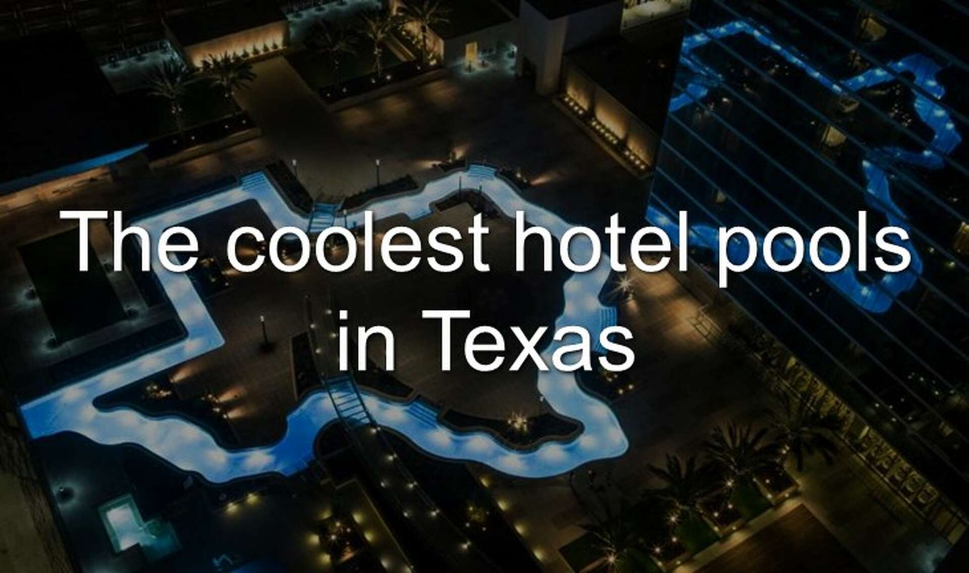 Marriott Marquis Houston's Texas-shaped swimming pool earns national ...