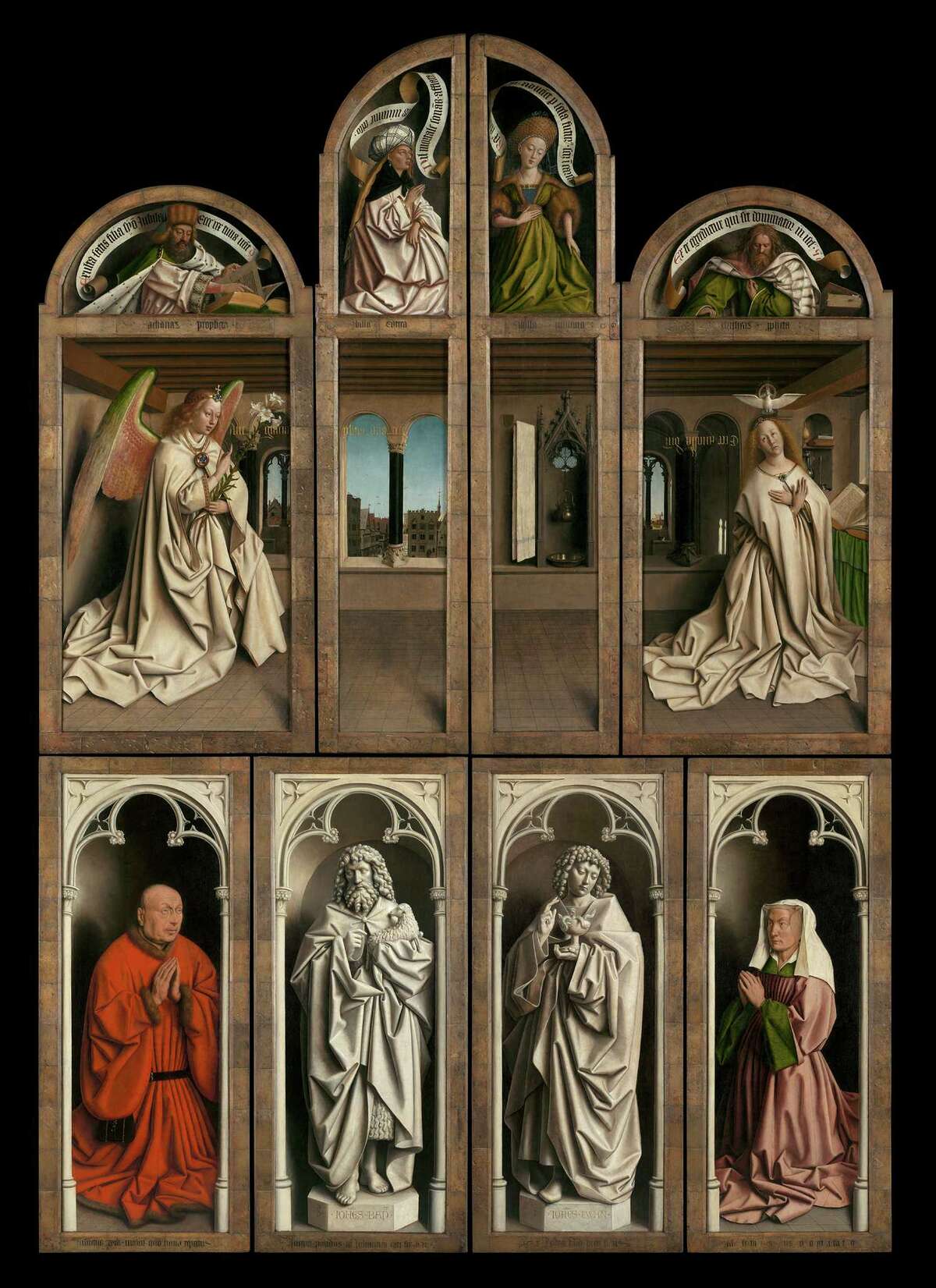 15th-century altarpiece being restored to original beauty