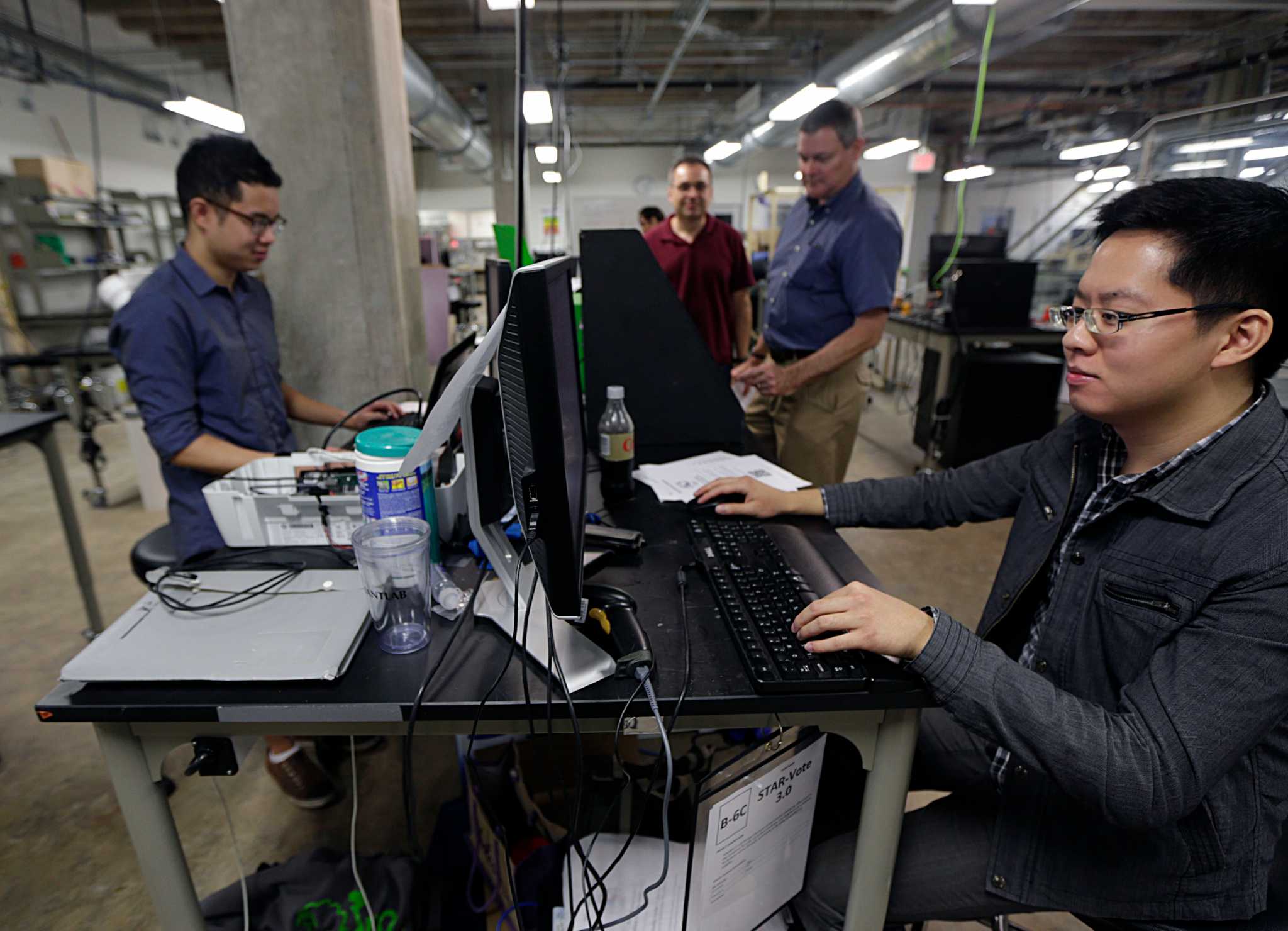 Team at Rice builds machine to transform the way we vote