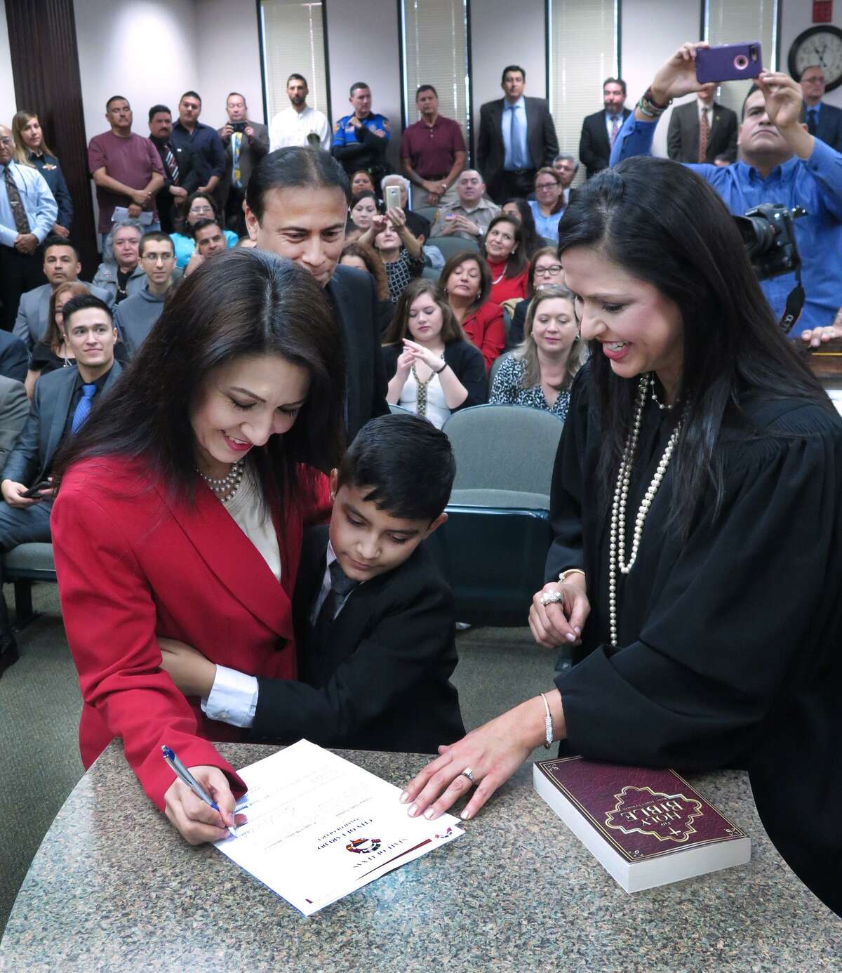 District V swearing-in ceremony