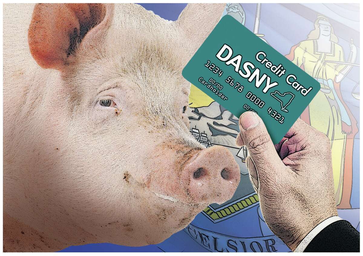 A credit card for 'pork'