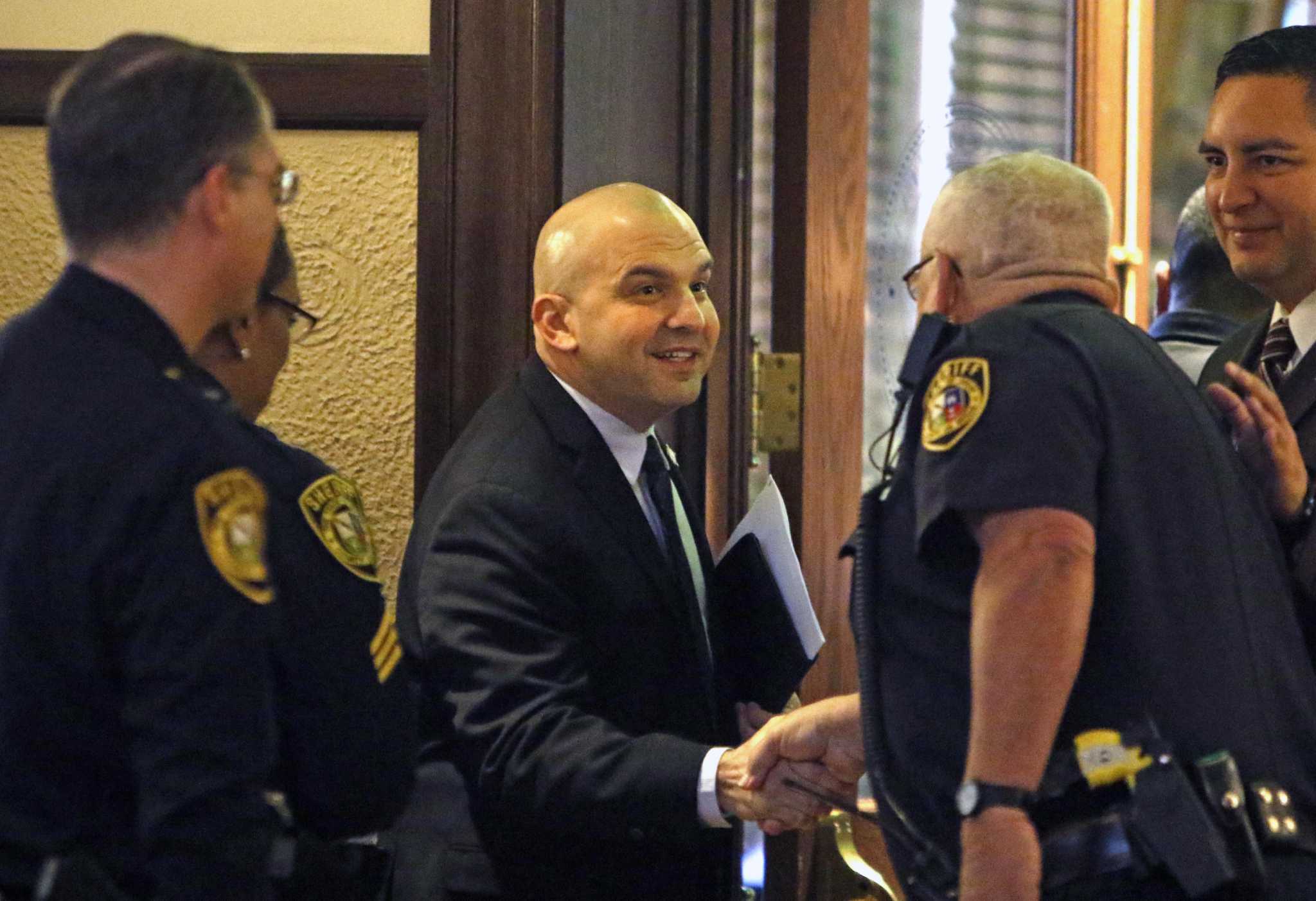 New sheriff takes office stroke after midnight