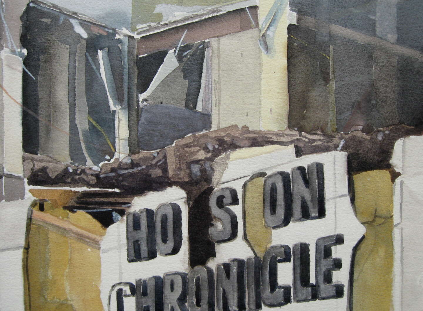 How do you paint a city like Houston?