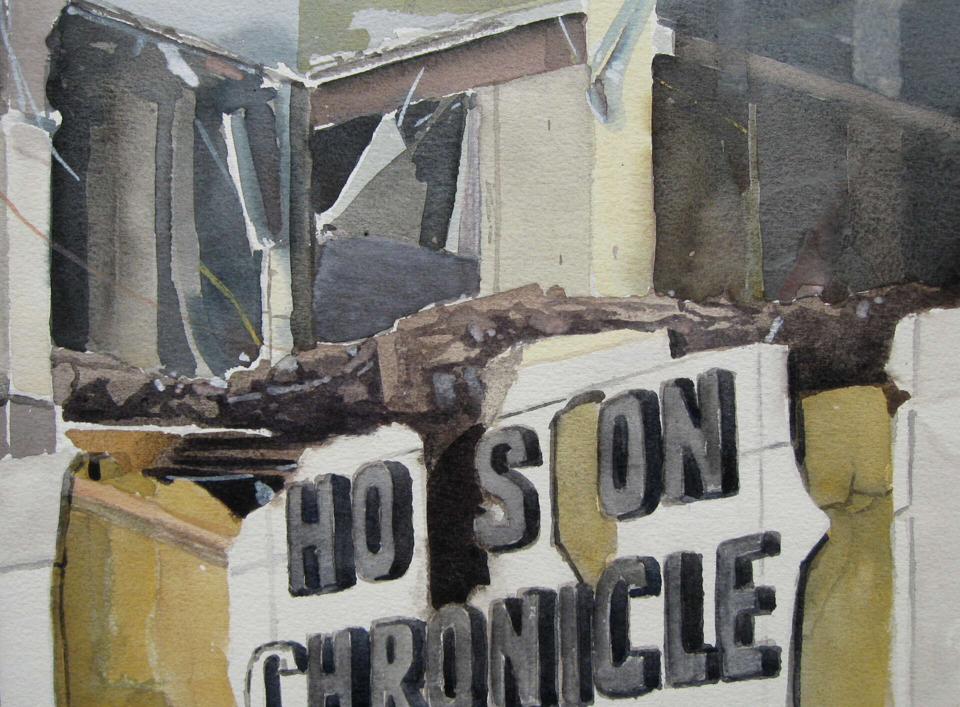 How do you paint a city like Houston?