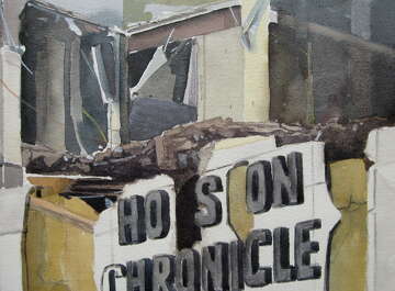 How do you paint a city like Houston?