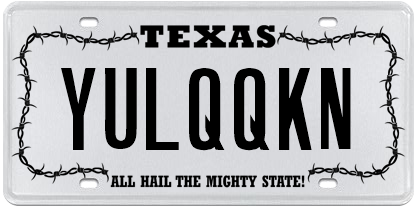 The most 'classic and clever' customized Texas license plates of 2016