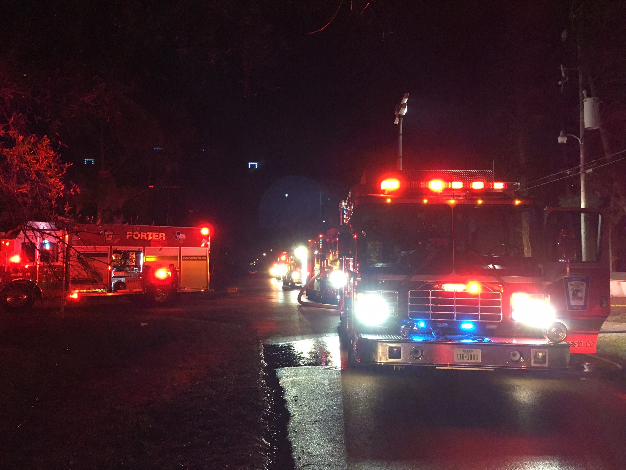 Two people displaced in Porter home fire late Friday afternoon