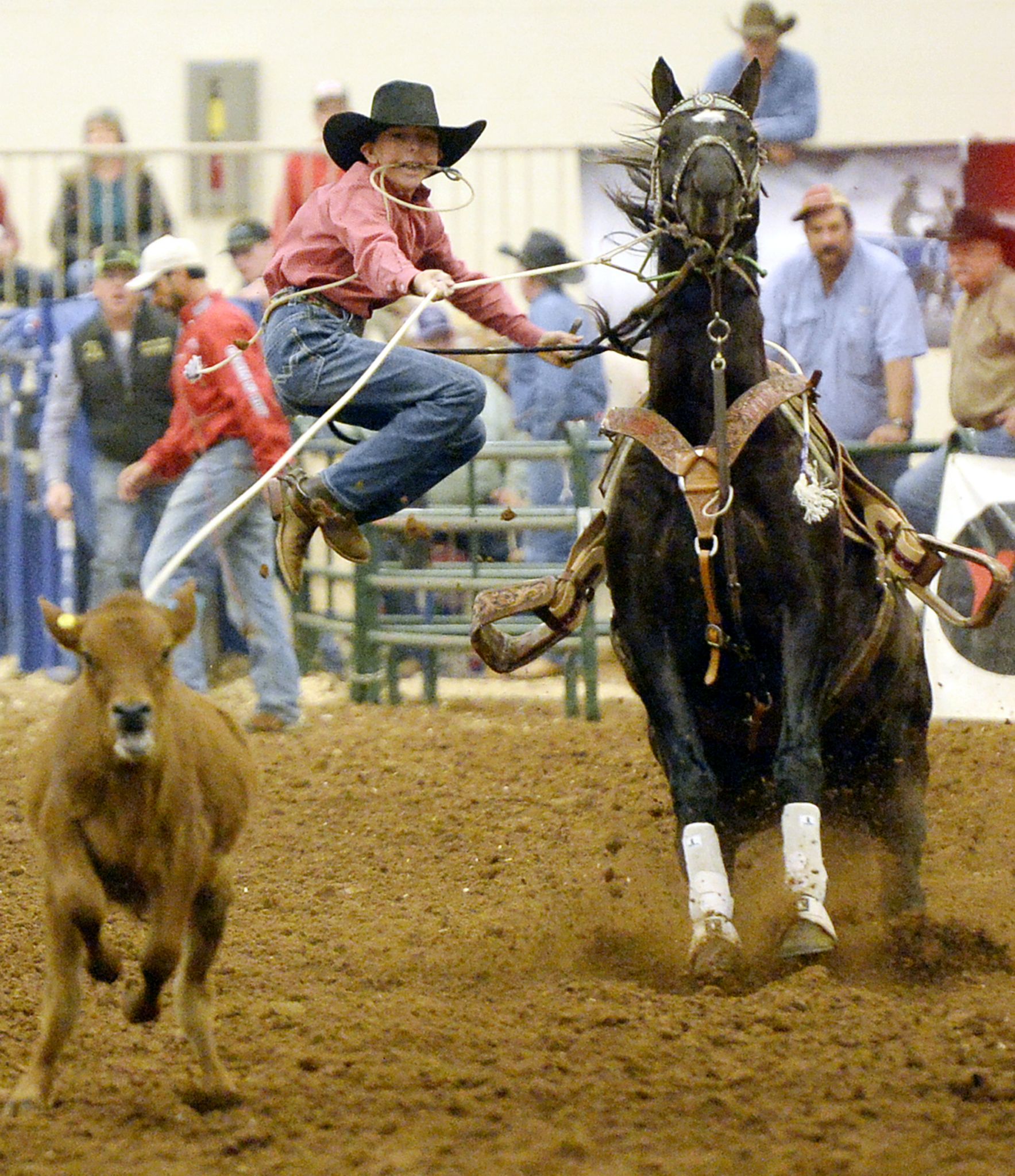 Tall City Ultimate New Year's Eve calf roping