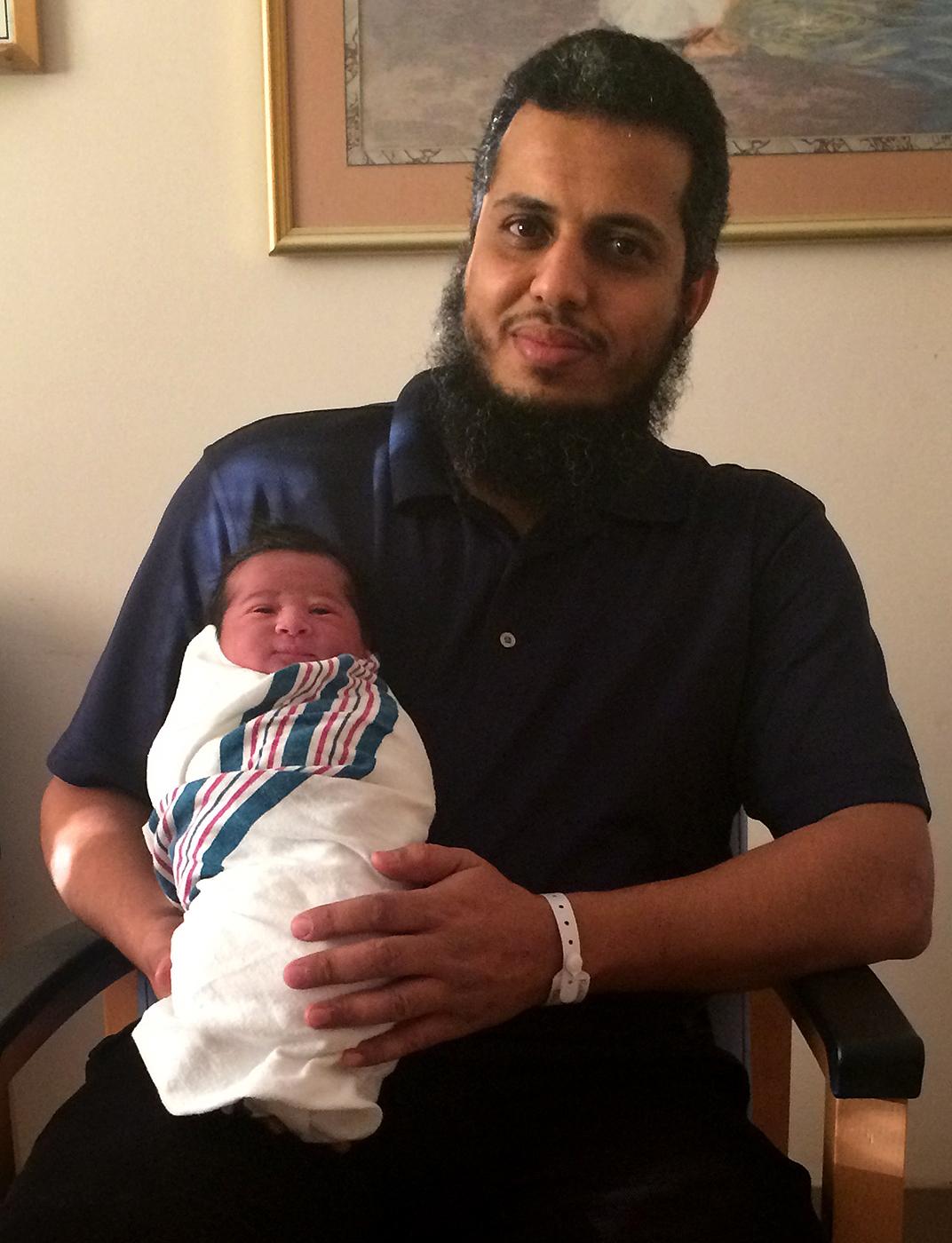 Imam the proud father of St. Vincent’s 1st baby