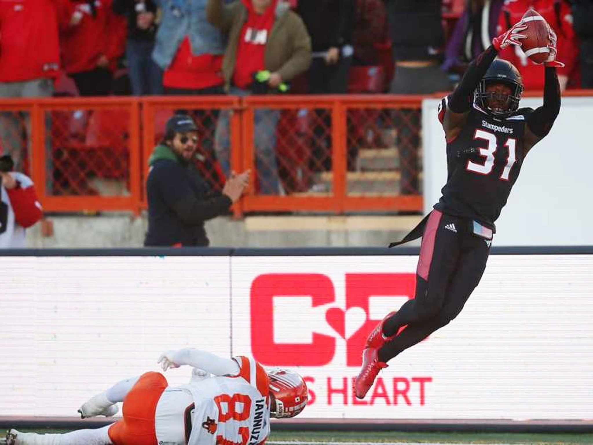 Jamar Wall building strong career in the CFL