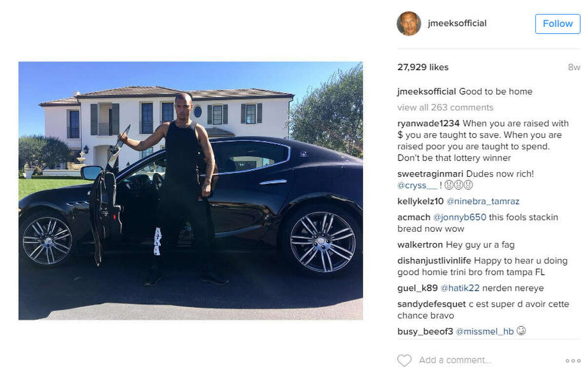 'Hot mugshot felon' Jeremy Meek celebrates the holidays with his family ...