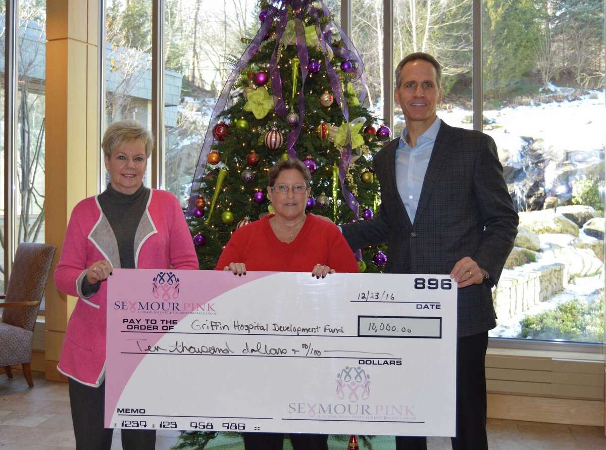 Seymour Pink gives $10,000 to Griffin Hospital