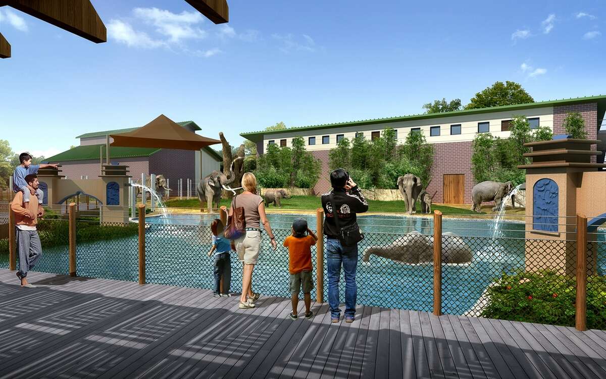Houston Zoo shows off elephants' habitat expansion