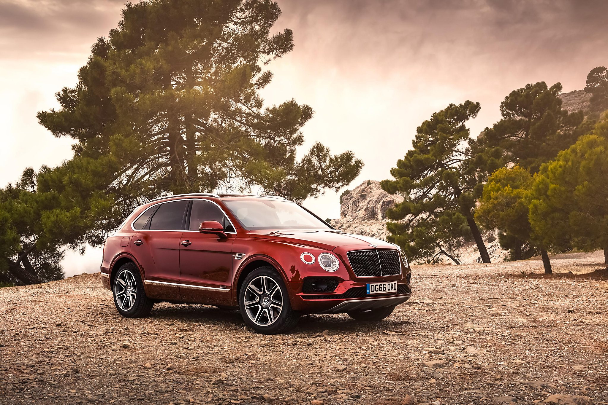 A high-performance luxury Bentley SUV