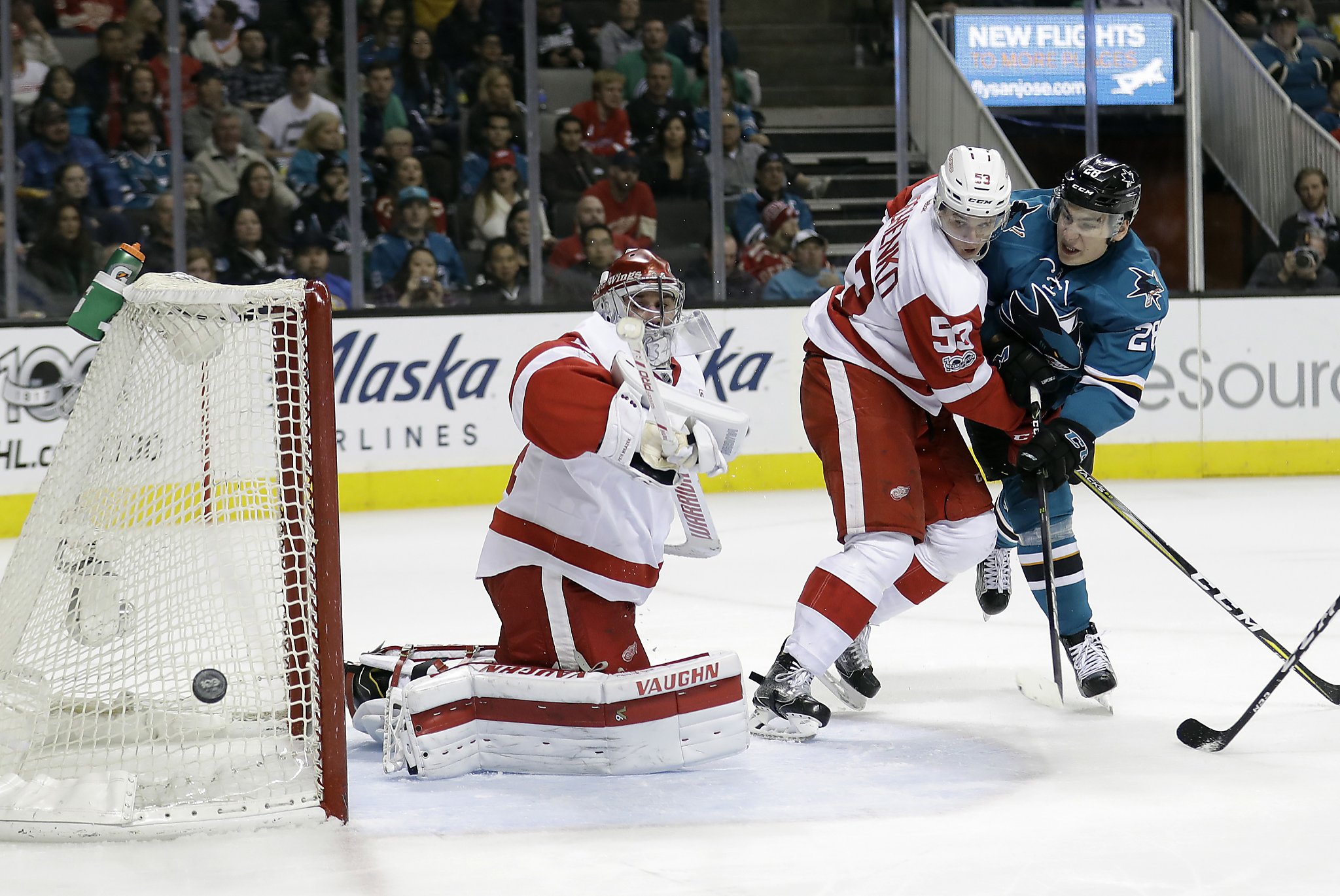 Sharks score season-high six goals in win