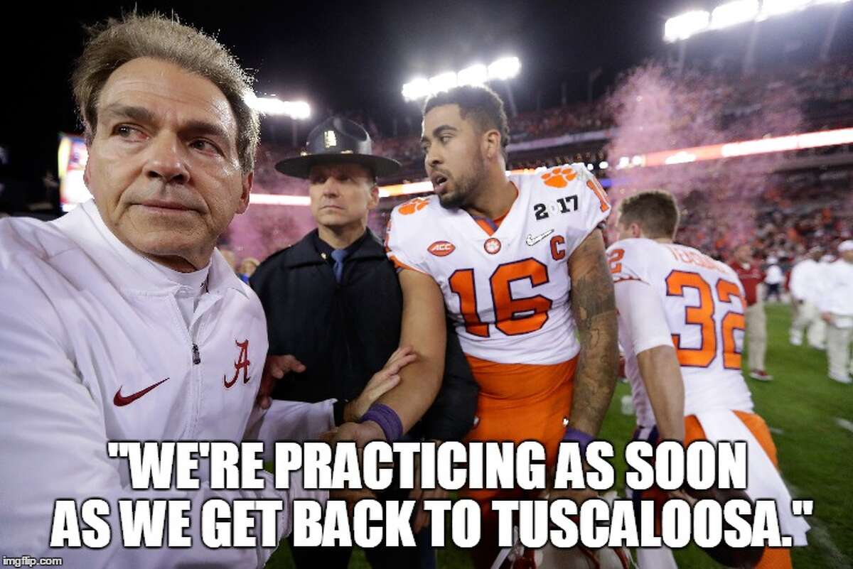Memes celebrate Clemson's win, Alabama's fall
