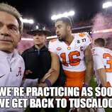 Memes celebrate Clemson's win, Alabama's fall - Houston Chronicle