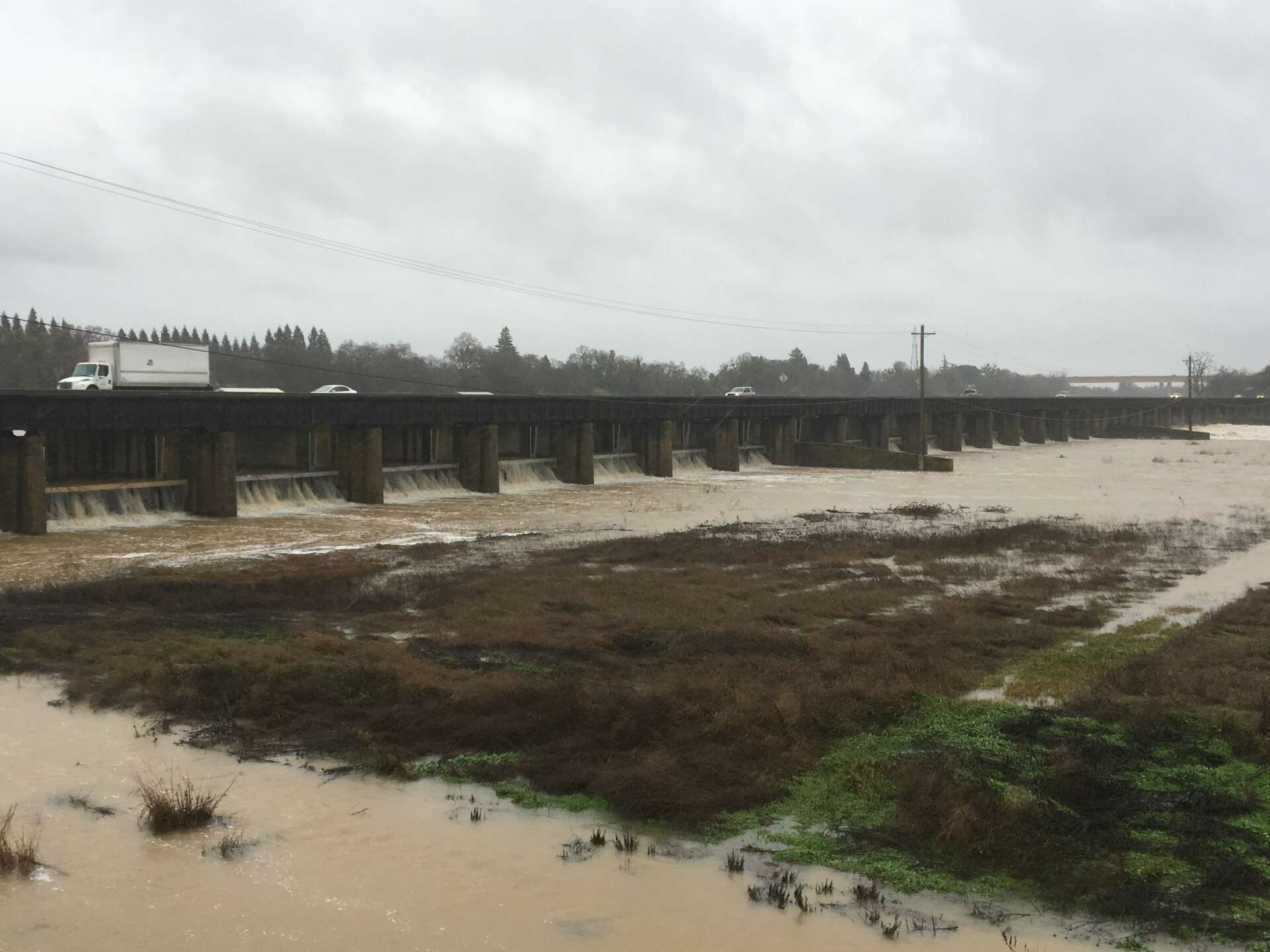 Flooded Yolo Bypass looks like an ocean for the first time in a decade
