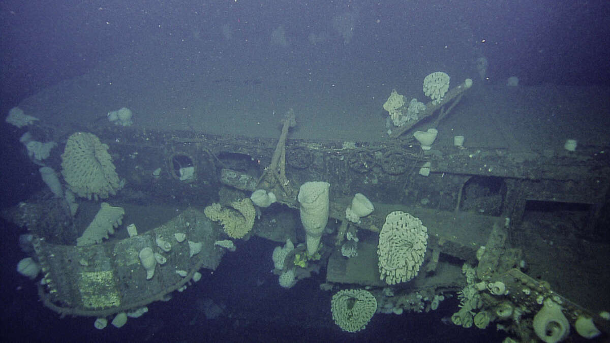 PHOTOS: Inside the wreckage of the USS Independence