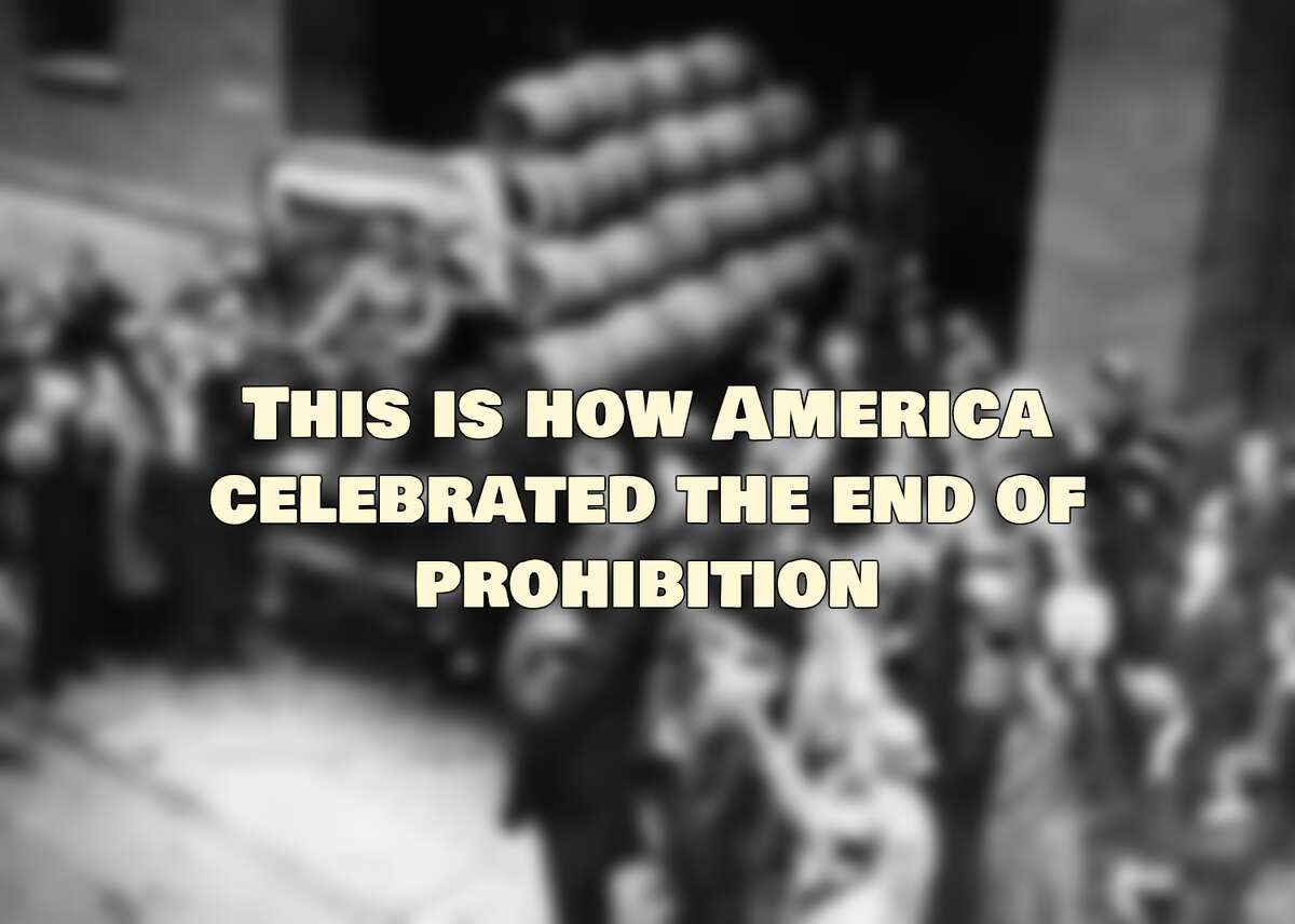 This is how America celebrated the end of prohibition