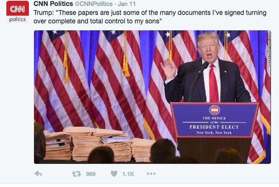 Were folders stuffed with Trump's 'business plan' papers blank props ...